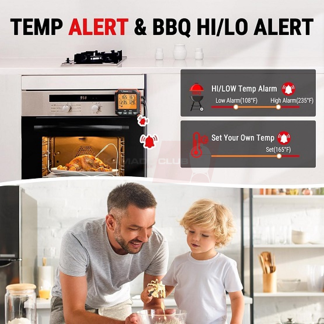 ThermoPro TP-717 maisto termometras