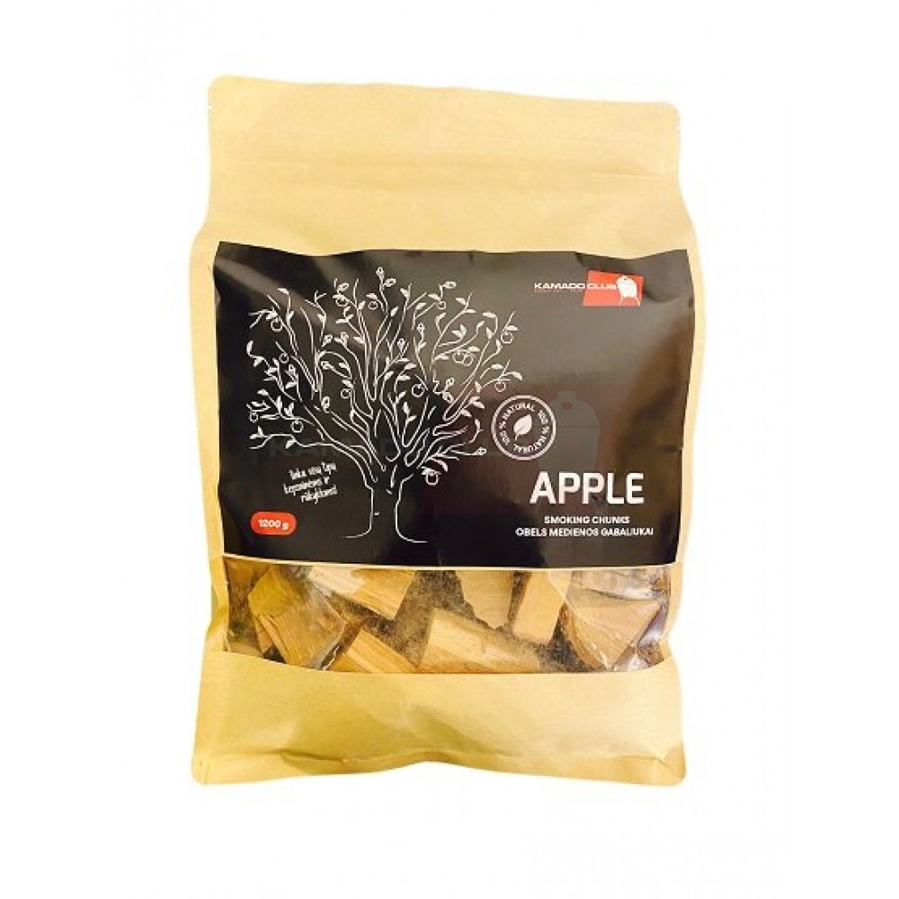Grill and Smoker Accessories : Apple tree chunks, 1200g