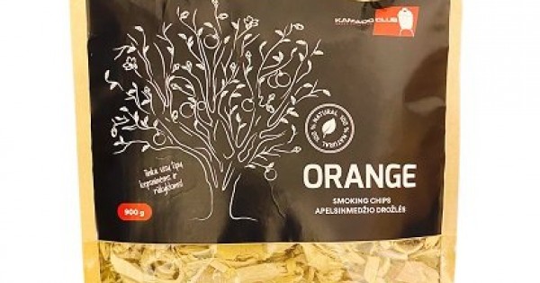 Kepimui ir rūkymui : Apelsinmedžio drožlės karštam rūkymui,