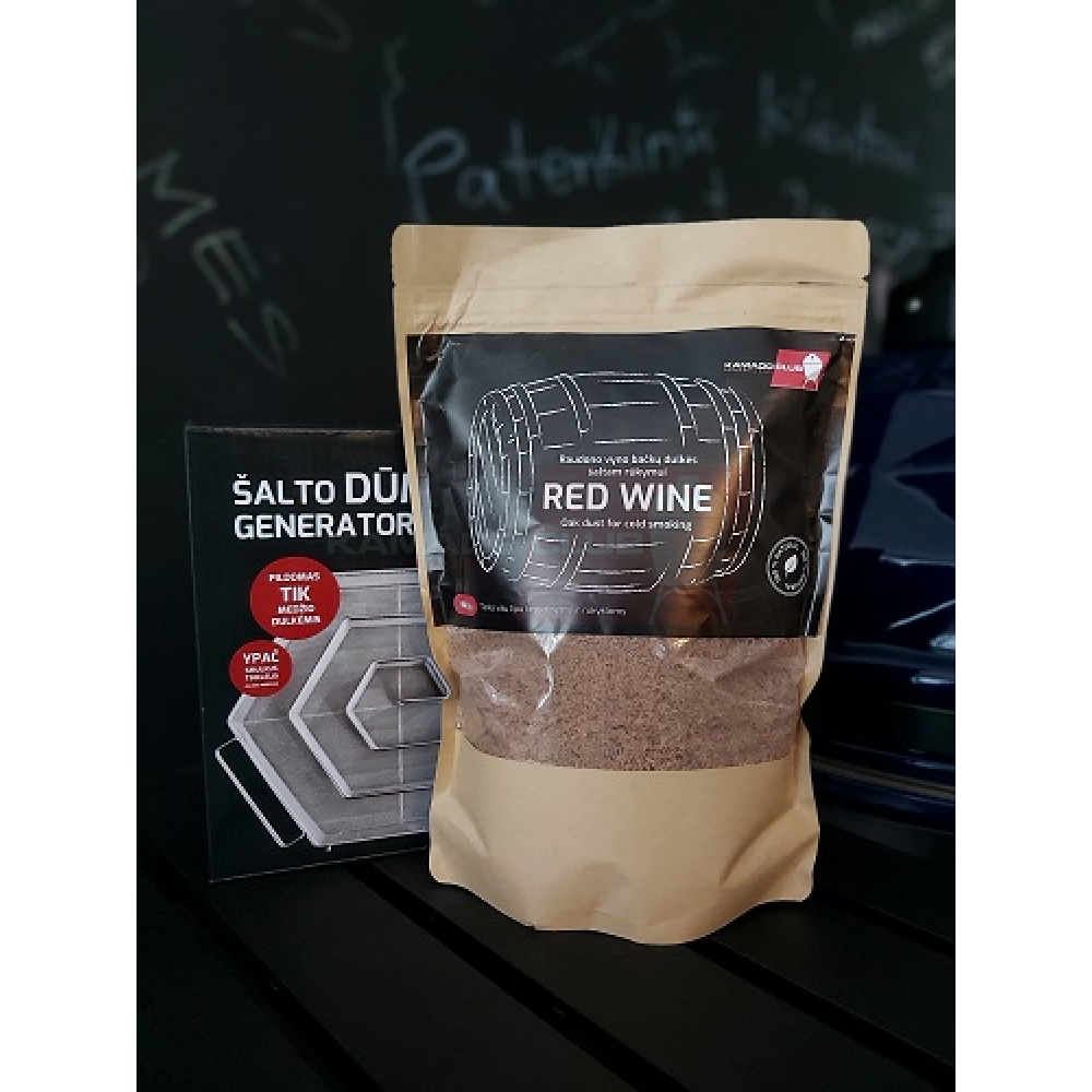 Grill and Smoker Accessories : Red wine barrel dust, 450g